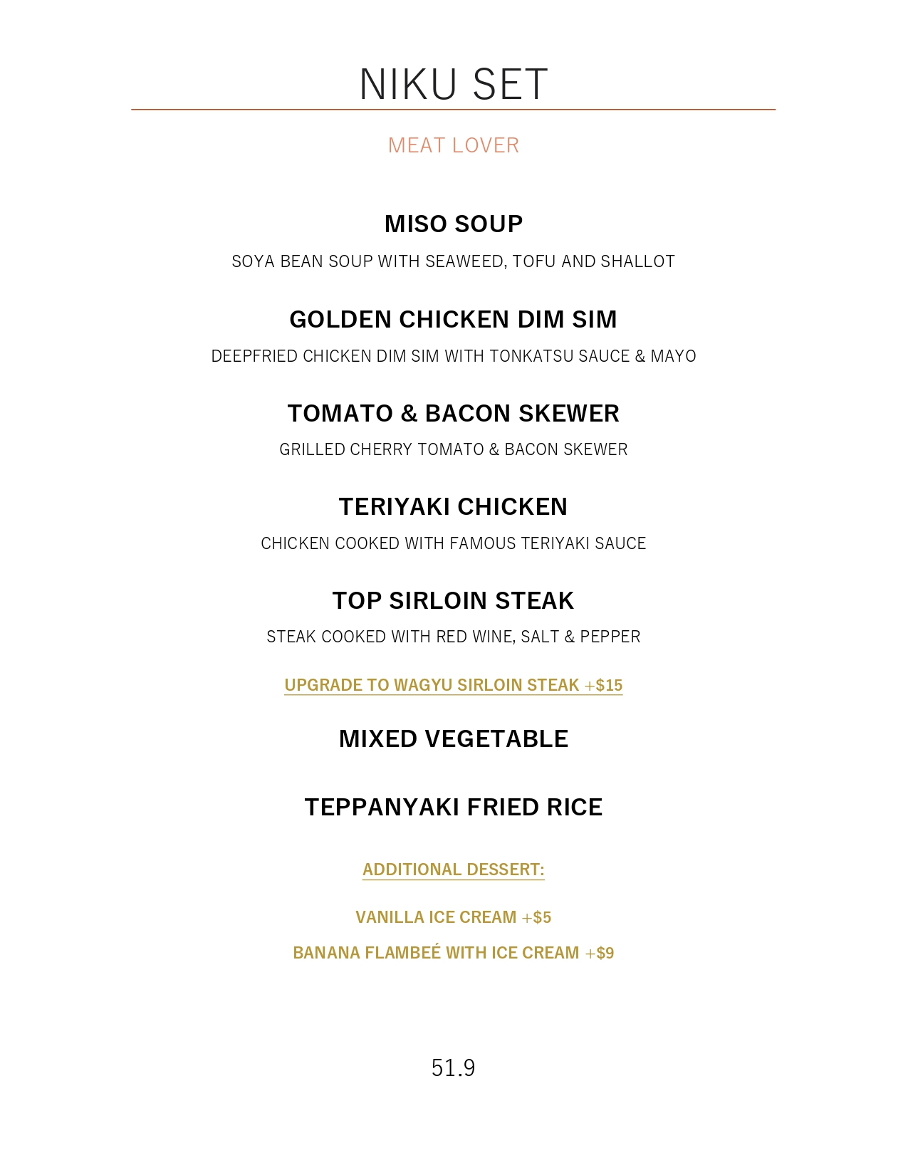 Teppanyaki – Shin Sen Teppanyaki Restaurant